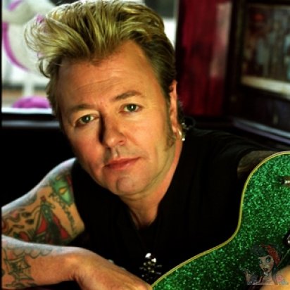 Covered in tattoos - Brian Setzer